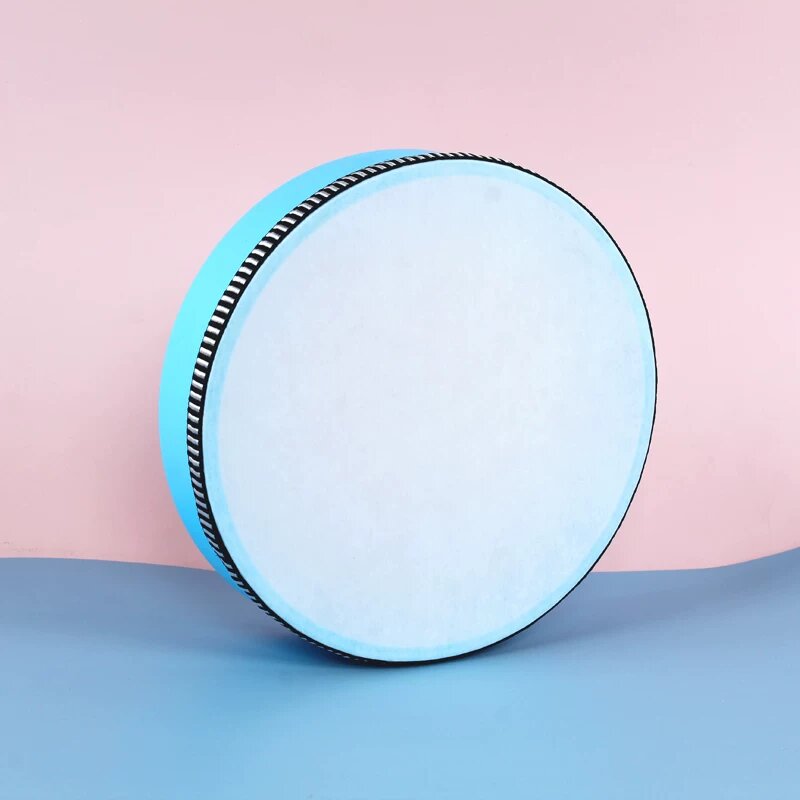 Музыкальный инструмент Lollipop Drum 8inch (орфовский), ручной барабан, ударный инструмент для детей, развивающая