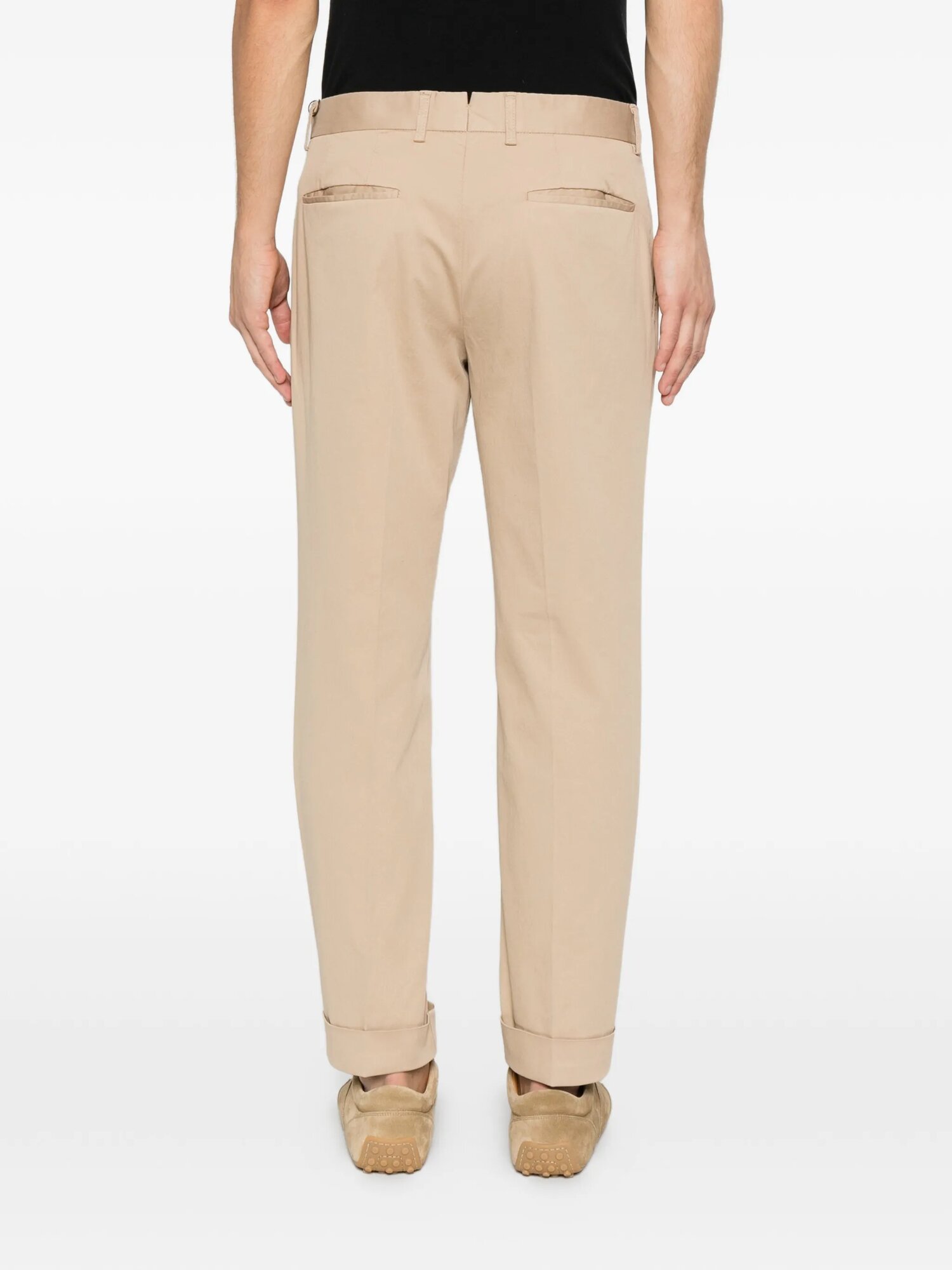 Брюки Incotex Pleated turn-up trousers, размер 54 — фото 1