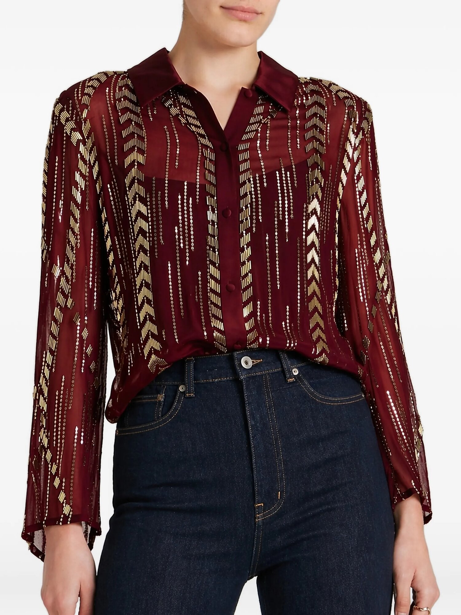 Рубашка Temperley London Viola, размер 10 — фото 1