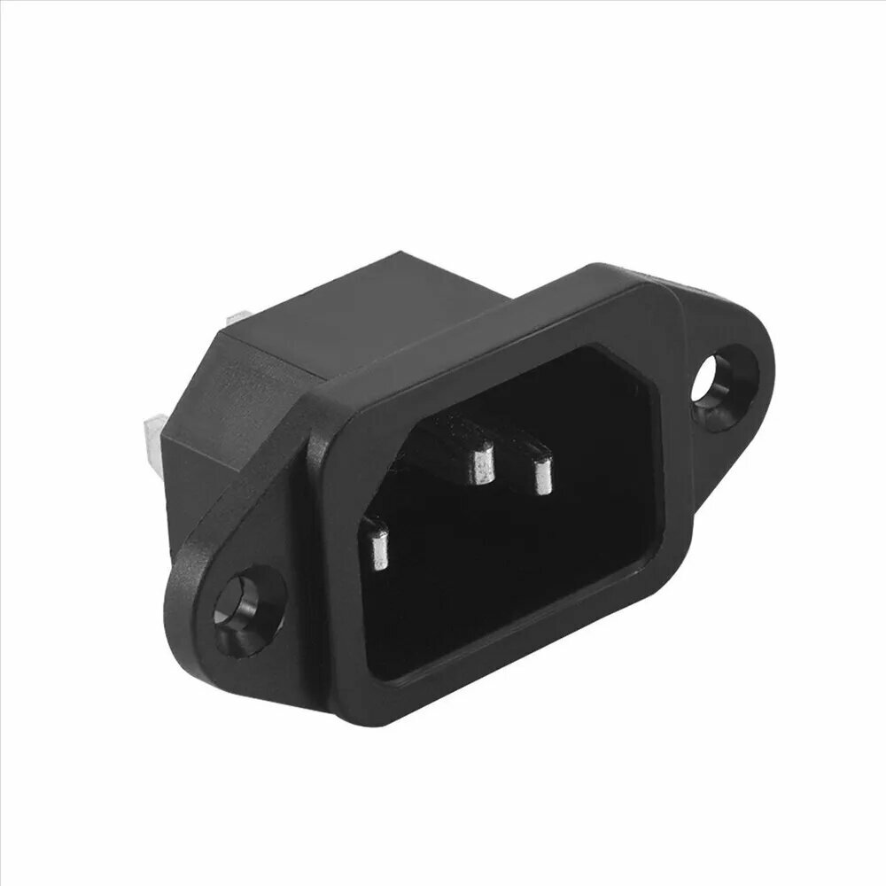 IEC 320 C14 Мужской разъем 3 контакта PCB Панель Входной разъем питания Разъем
