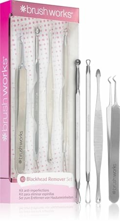 Маска для сна Brushworks Blackhead & Blemish Remover Set, серебристый