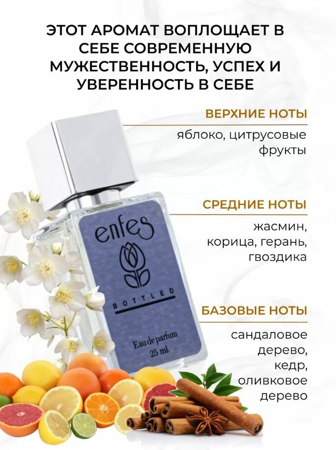 Парфюмерная вода мужская Enfes 107, 25 мл / PERFUME BOTTLED для мужчин мужская парфюмерия