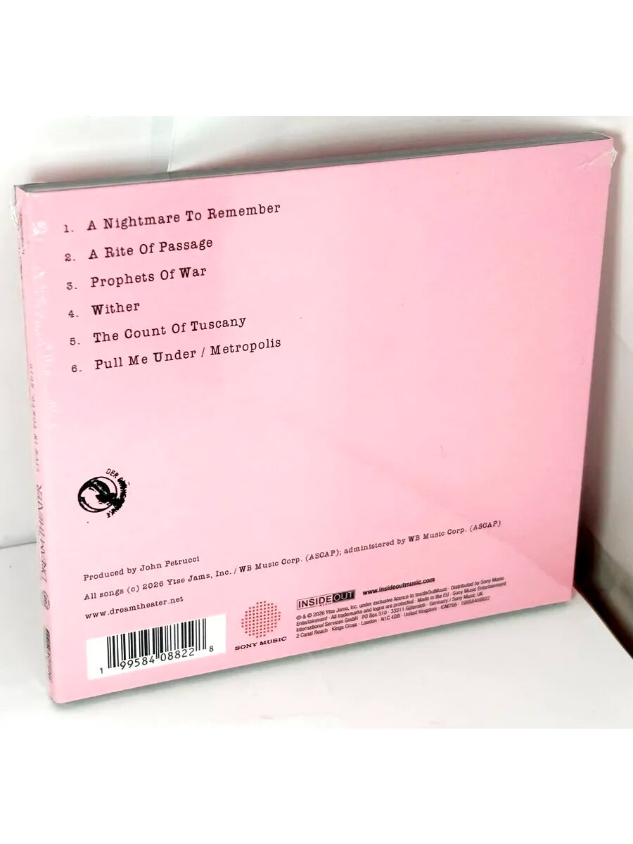 DREAM THEATER - Lost Not Forgotten . CD диск — фото 1