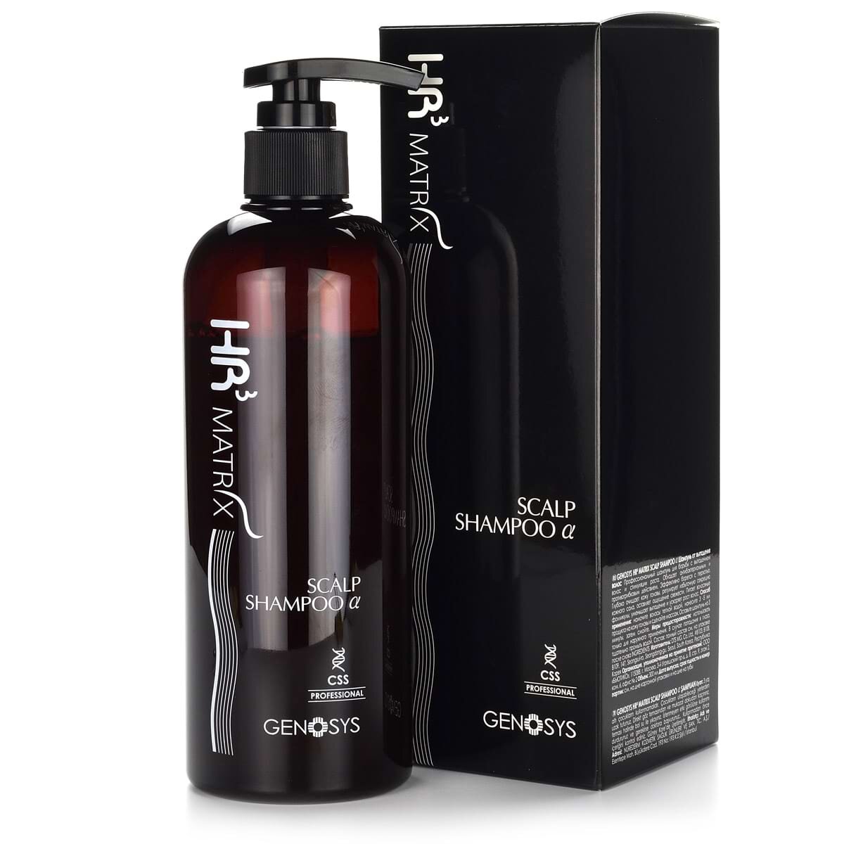 Genosys Бессульфатный шампунь для волос от выпадения и перхоти Genosys HR3 MATRIX Scalp&Hair Shampoo