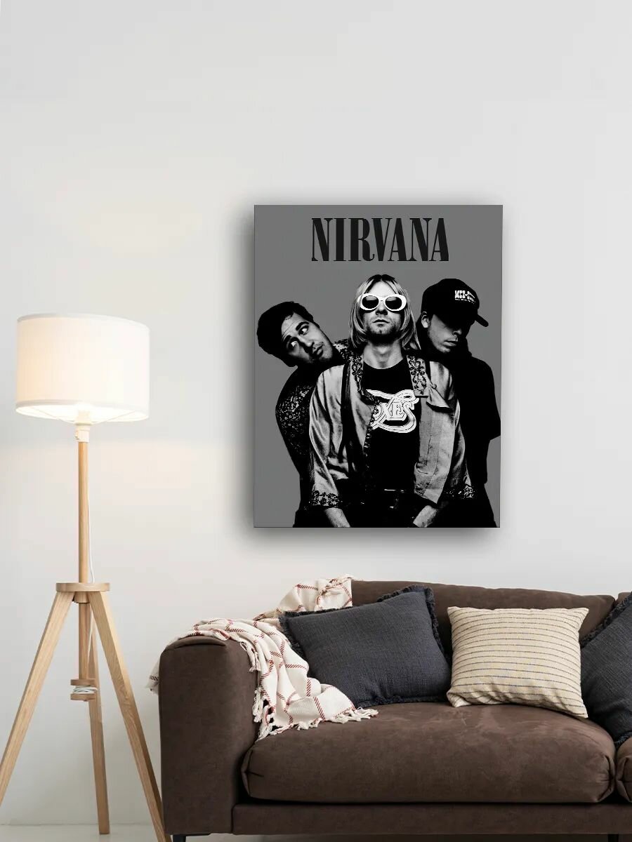 Постеры на стену Nirvana, плакат 1шт, А3 размер. — фото 1