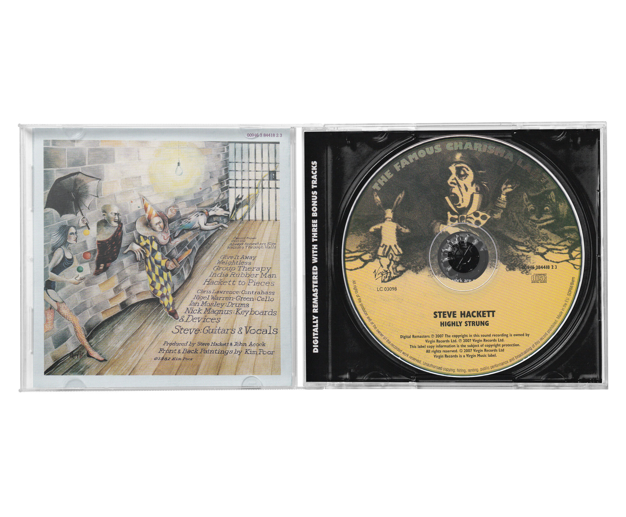 Steve Hackett (ex. Genesis) - Highly Strung, 2007, 12-page, CD-Аудио — фото 1