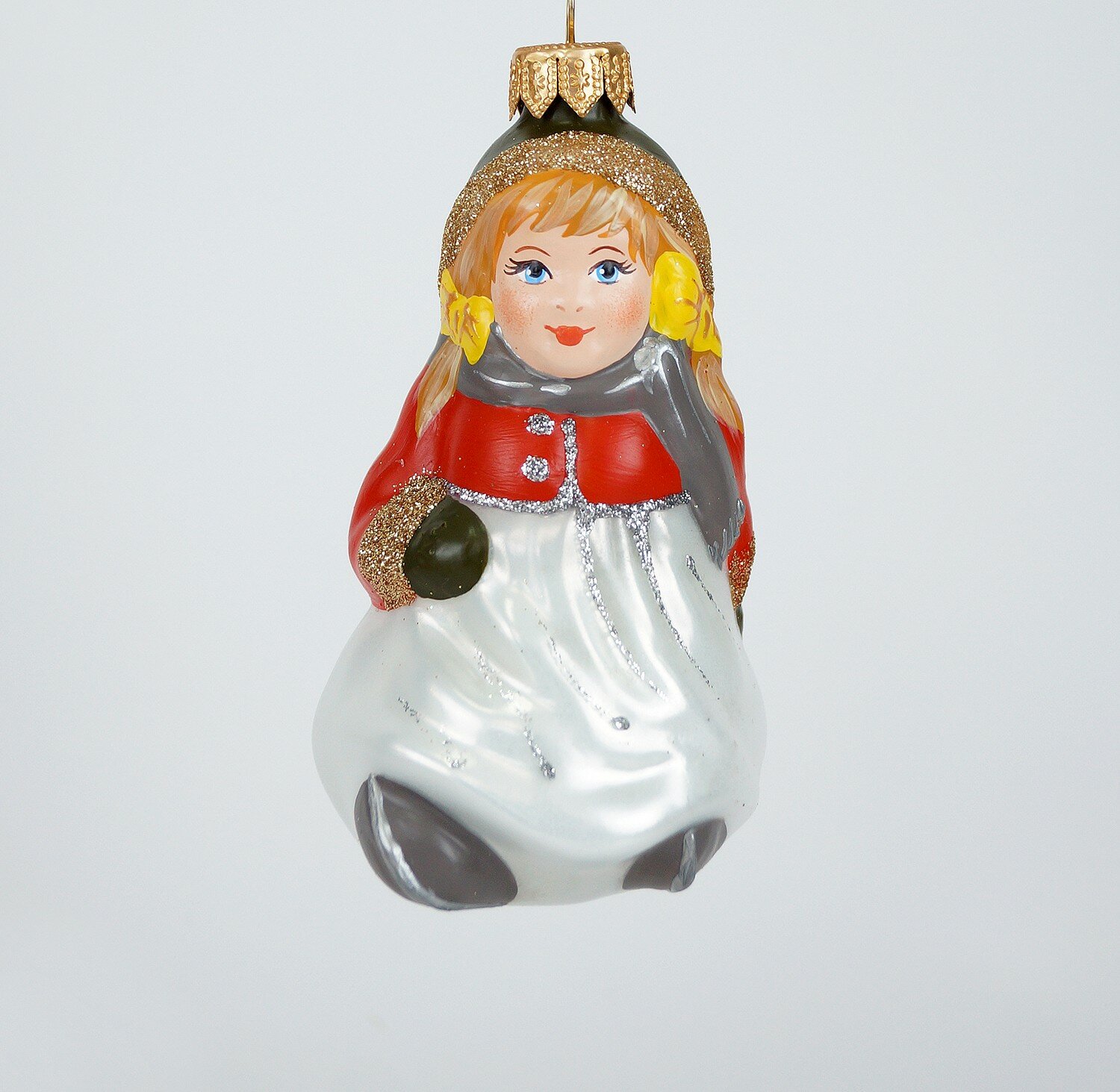 Елочная игрушка Фигуристка