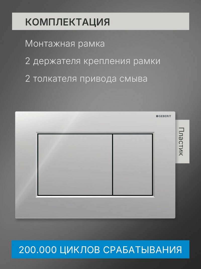Кнопка смыва Geberit Sigma 01 115.660.21.1 хром