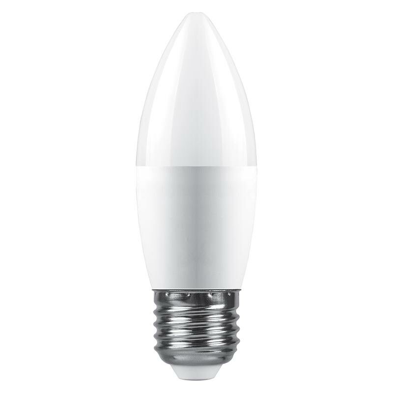 Лампа светодиодная SBC3720 20Вт C37 свеча 4000К E27 230В SAFFIT 55270
