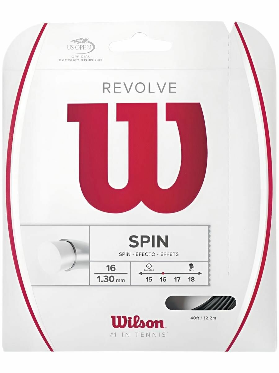 Струна для теннисной ракетки Wilson Revolve Spin 1.25 12м