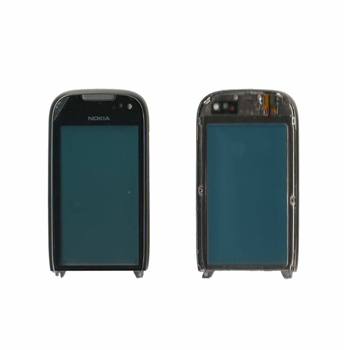 Тачскрин (сенсорное стекло) для Nokia N701 oro серебряный ORIG