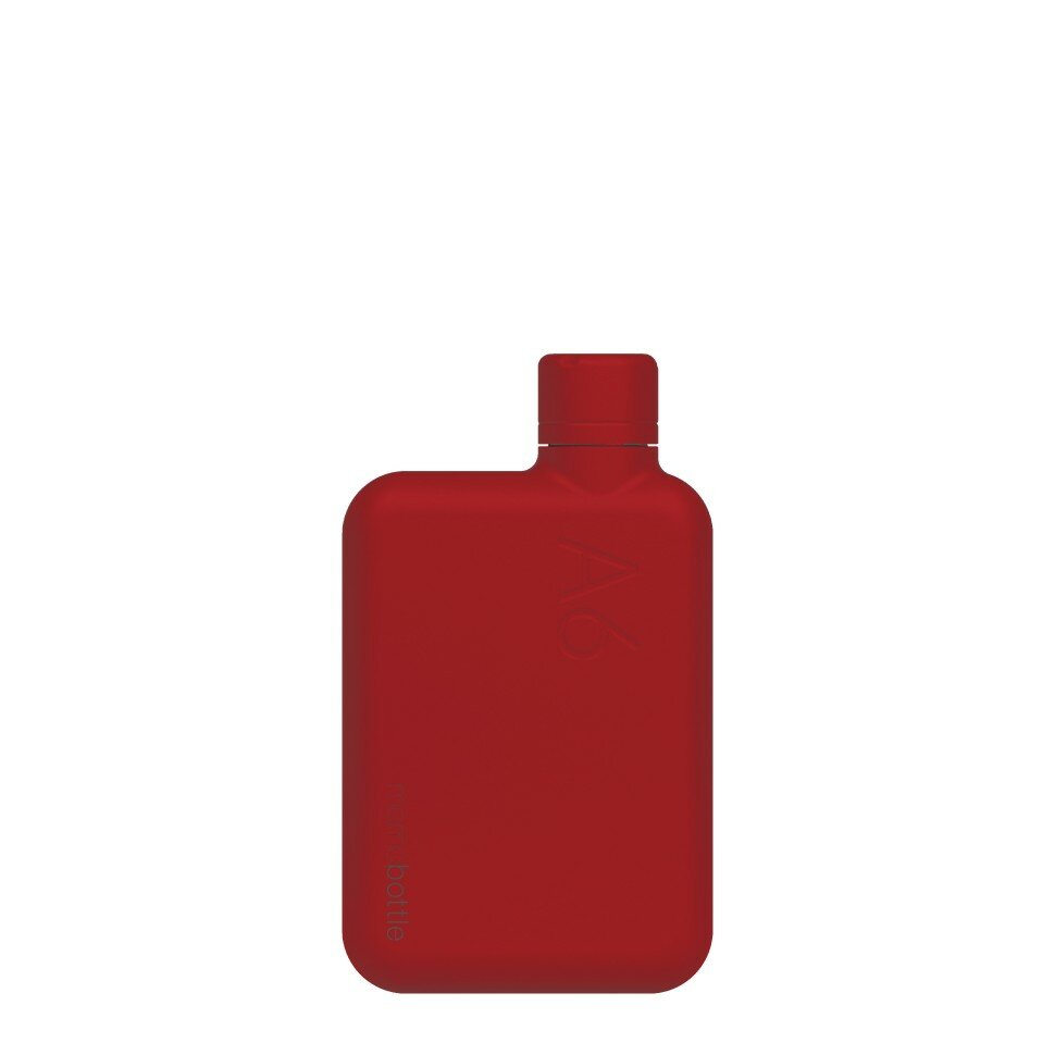 Бутылка из нержавеющей стали Memobottle A6, красный