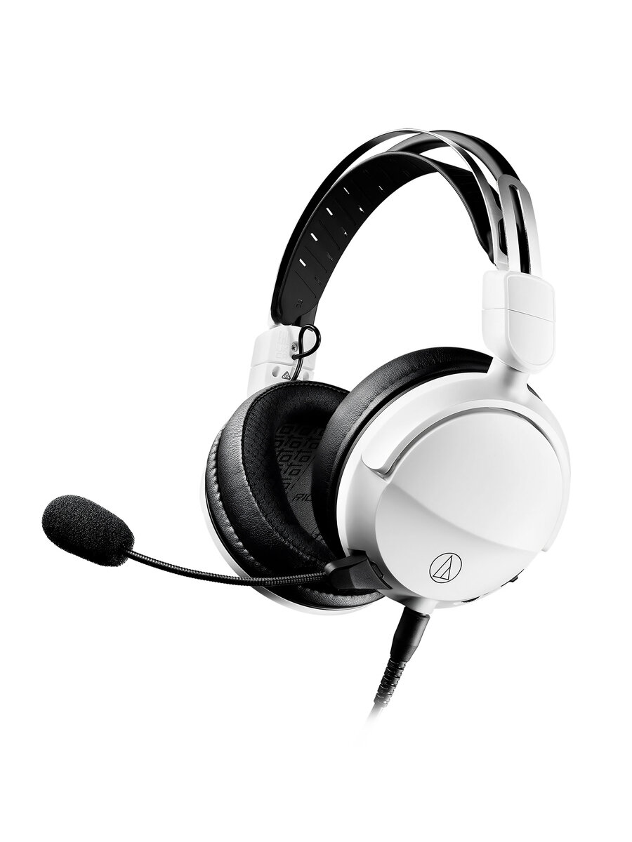 Audio-Technica ATH-GL3, белый, игровые наушники проводные