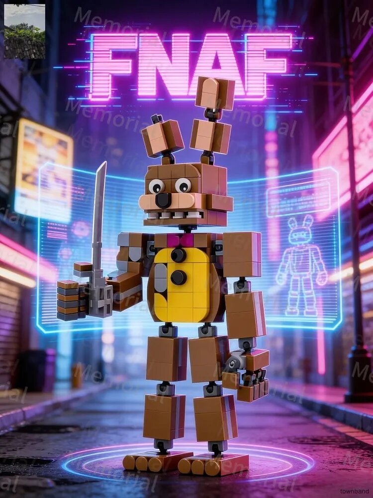 Набор минифигурок Пять ночей с Фредди / Five Nights at Freddy's (FNAF)