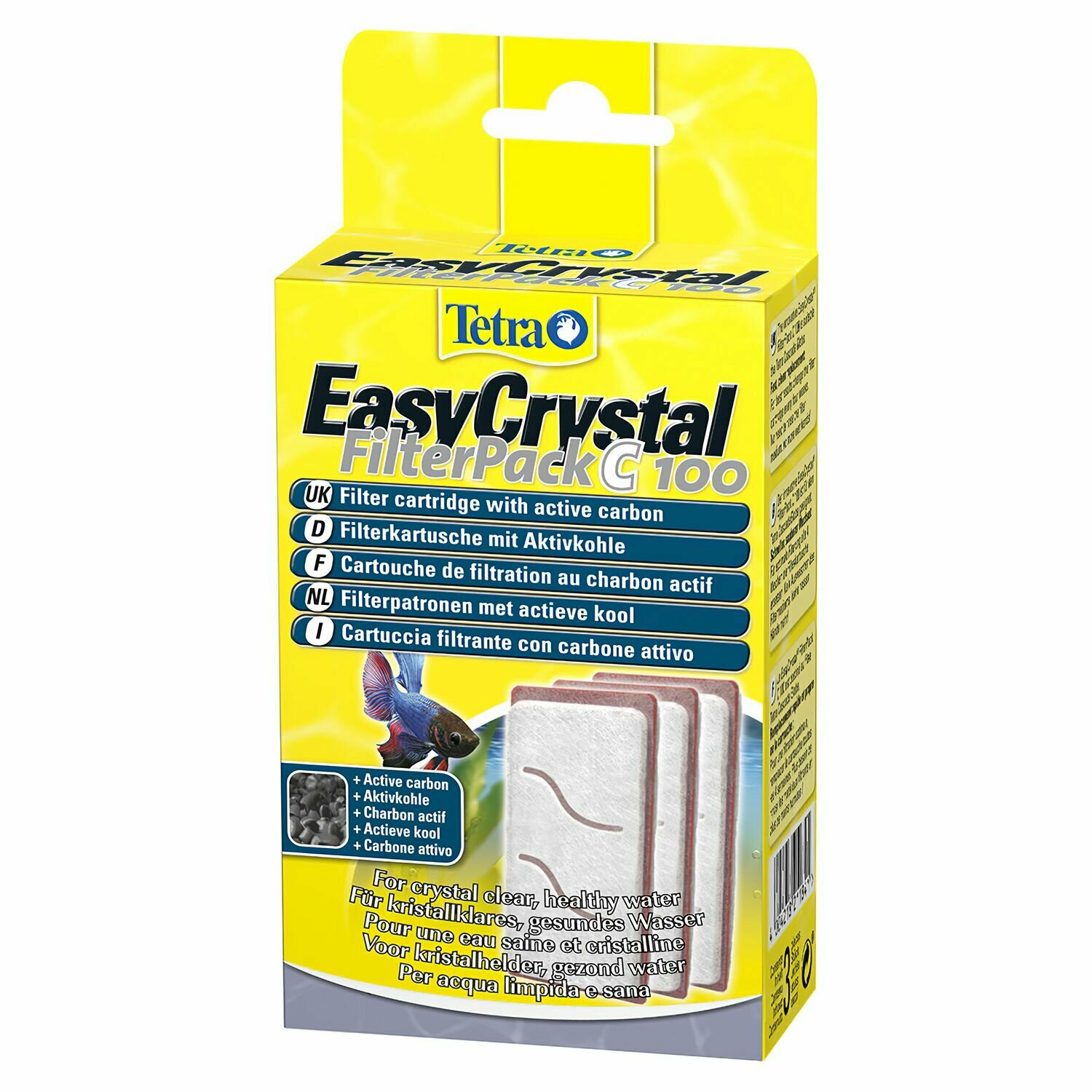 Tetra EC Filterpack C 100 фильтрующие картриджи с углем для аквариума Tetra Cascade Globe 3 шт.