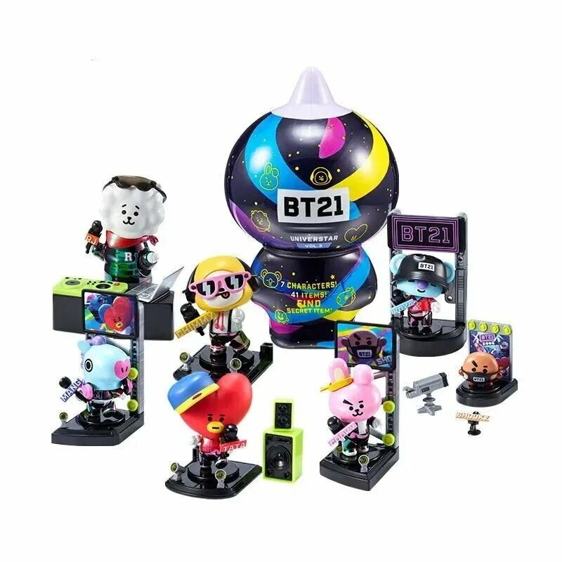 Суперзвездный набор BT21 для игр и веселья