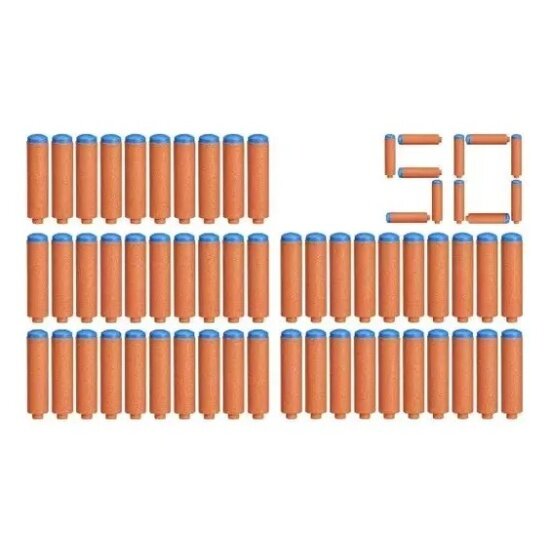 Патроны для бластеров Nerf F8639 N-Series N1 Refill, 50 шт.