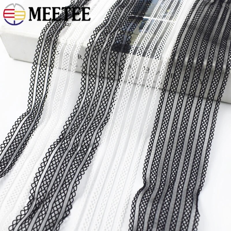 Меш эластичные ленты Meetee 3 метра Black-50mm — фото 1