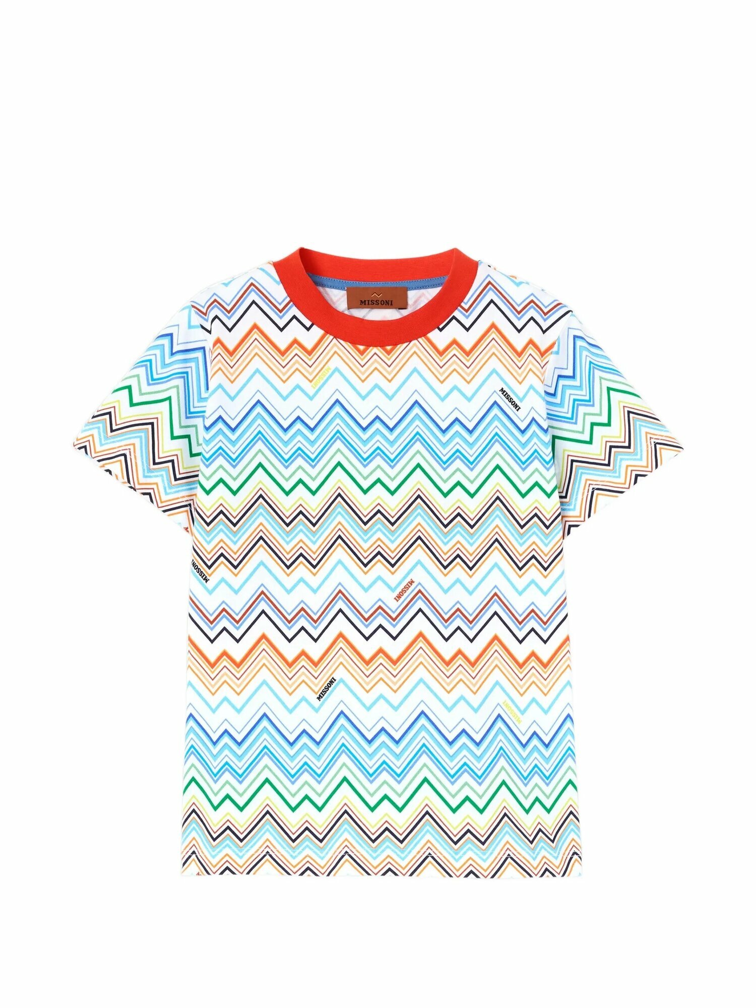 Футболка Zigzag-print T-shirt