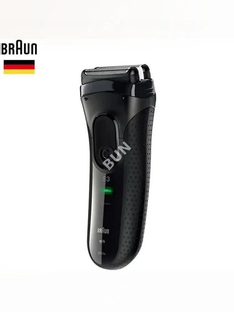 Braun Электробритва 3020S, черный, темно-серый