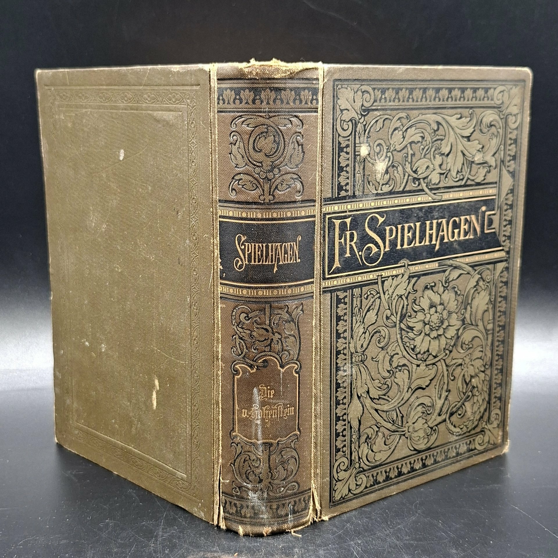Книга "Die von Hohenstein" ("Фон Гогенштайн"), автор Friedrich Spielhagen, том 2, бумага, печать
