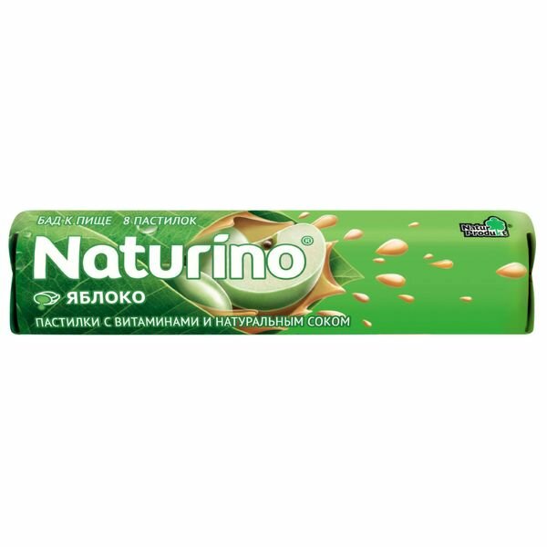 Пастилки Naturino (Натурино) Яблоко с витаминами и натуральным соком 36,4 г