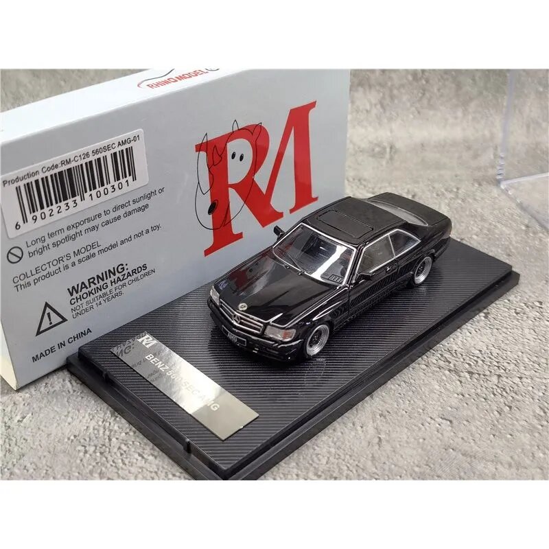 Rhino Model RM 1:64 Mercedes-Benz 560 SEC AMG Легковая модель автомобиля
