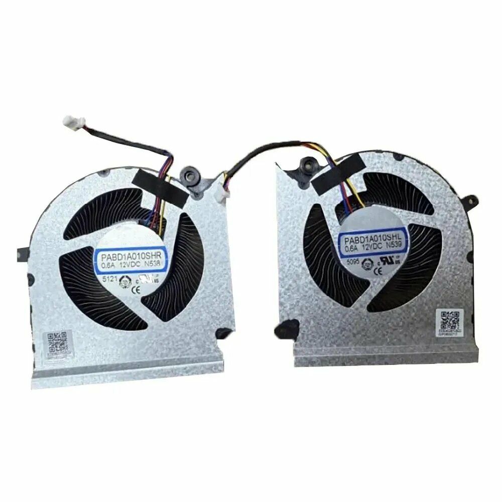 Черный ноутбука Вентилятор Для MSI Vector 16 HX A13V A13VHG A13VIG A14VHG A14VGG A14VFG A14VIG 0.6A 12V N538 N539
