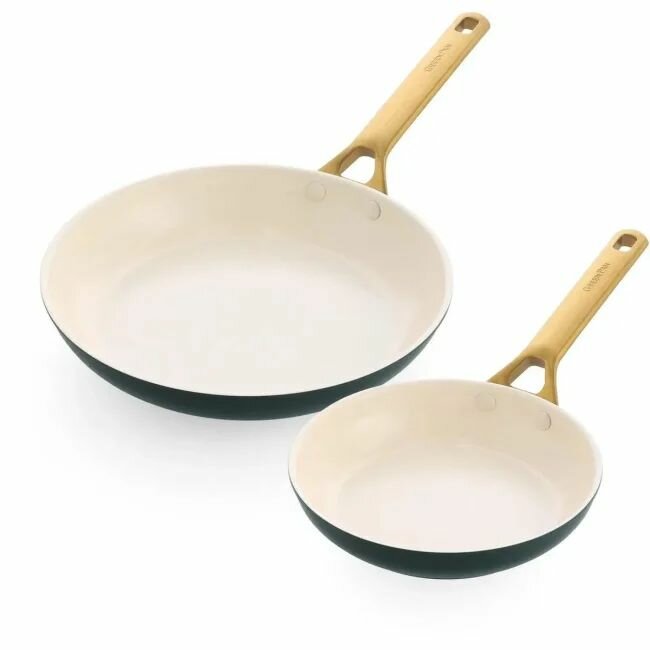 Набор из 2 сковород GreenPan Padova 20 и 26 см, из алюминия, цвет сосновой зелени, CW-CC010214-001