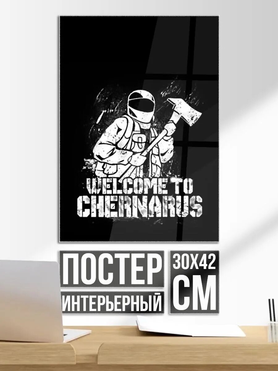 Постер на стену DayZ Chernarus