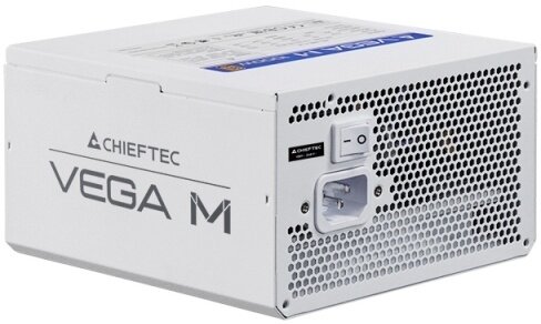 Блок питания Chieftec Vega M White (PPG-850-CW) белый, ATX 3.1, 850W, 80 PLUS GOLD