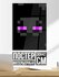 Постер на стену Minecraft Enderman face