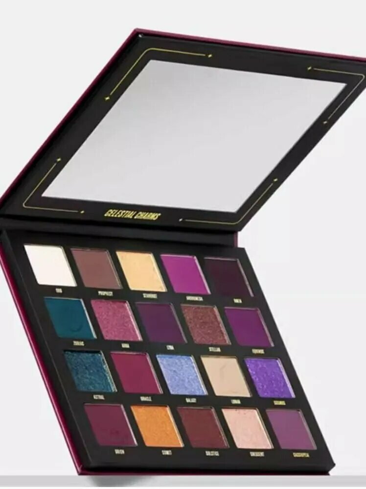 Beauty Bay палитра теней CELESTIAL CHARMS 20 цветов перламутровых матовых