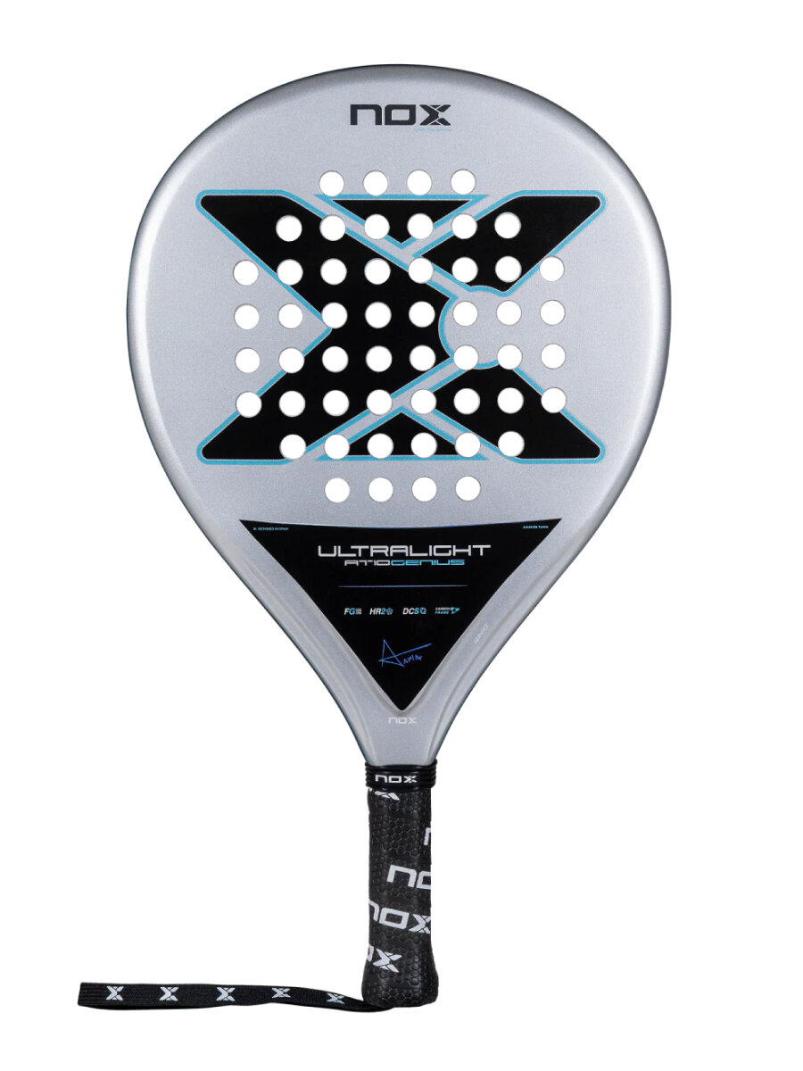 Ракетка для падел тенниса NOX AT10 Genius Ultralight, цвет Silver