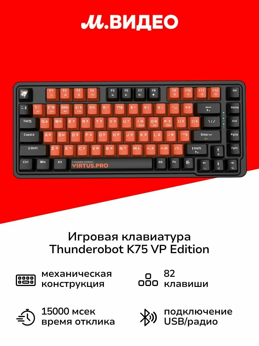 Игровая клавиатура Thunderobot K75 VP Edition (JM03NK00ARU)