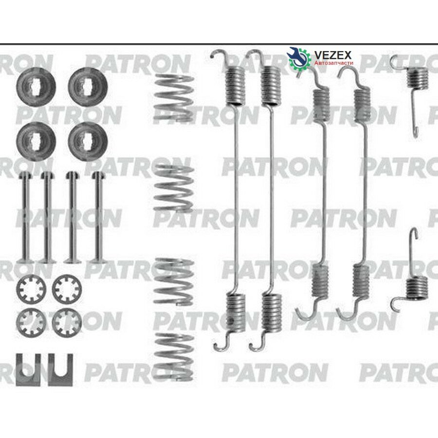 PATRON PSRK0061 Комплект монтажный тормозных колодок барабанных CITROEN ZX BREAK 93-97