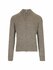Свитер al duca d'aosta Zip-up high-neck sweater, размер 46, , brown