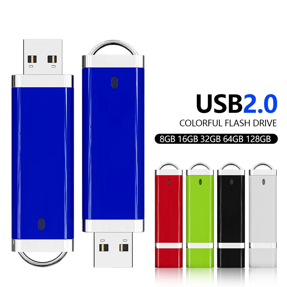 USB 2.0 флешка JASTER, 128MB, Зелёная