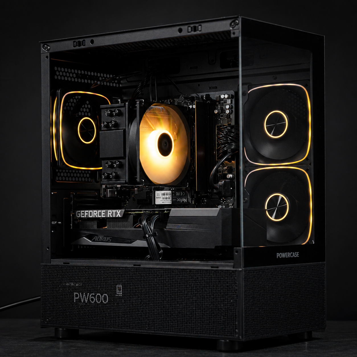 Игровой компьютер Core i5 12400F, RTX 4070 Super 12GB, SSD 1TB, 16GB DDR4, БП 600W, Black Basic Aqua