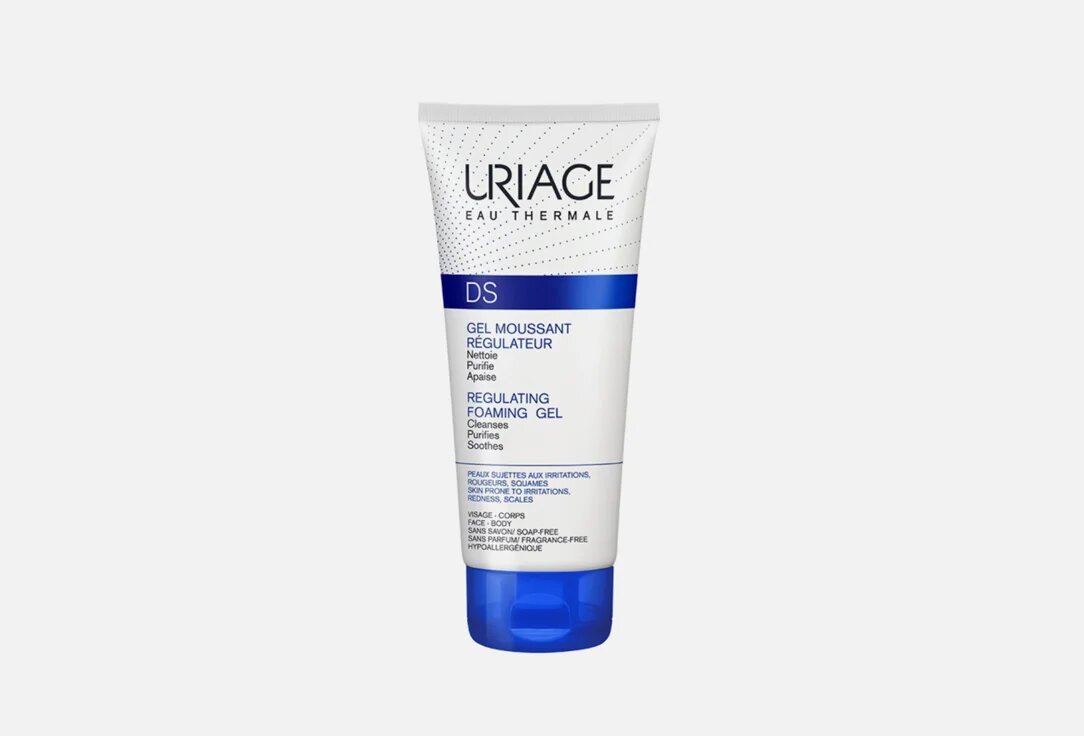 Uriage DS Gel Nettoyant Гель очищающий Себорегулирующий 150мл