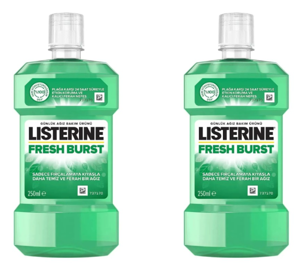 LISTERINE Ополаскиватель Свежая Мята 250 мл,2 шт
