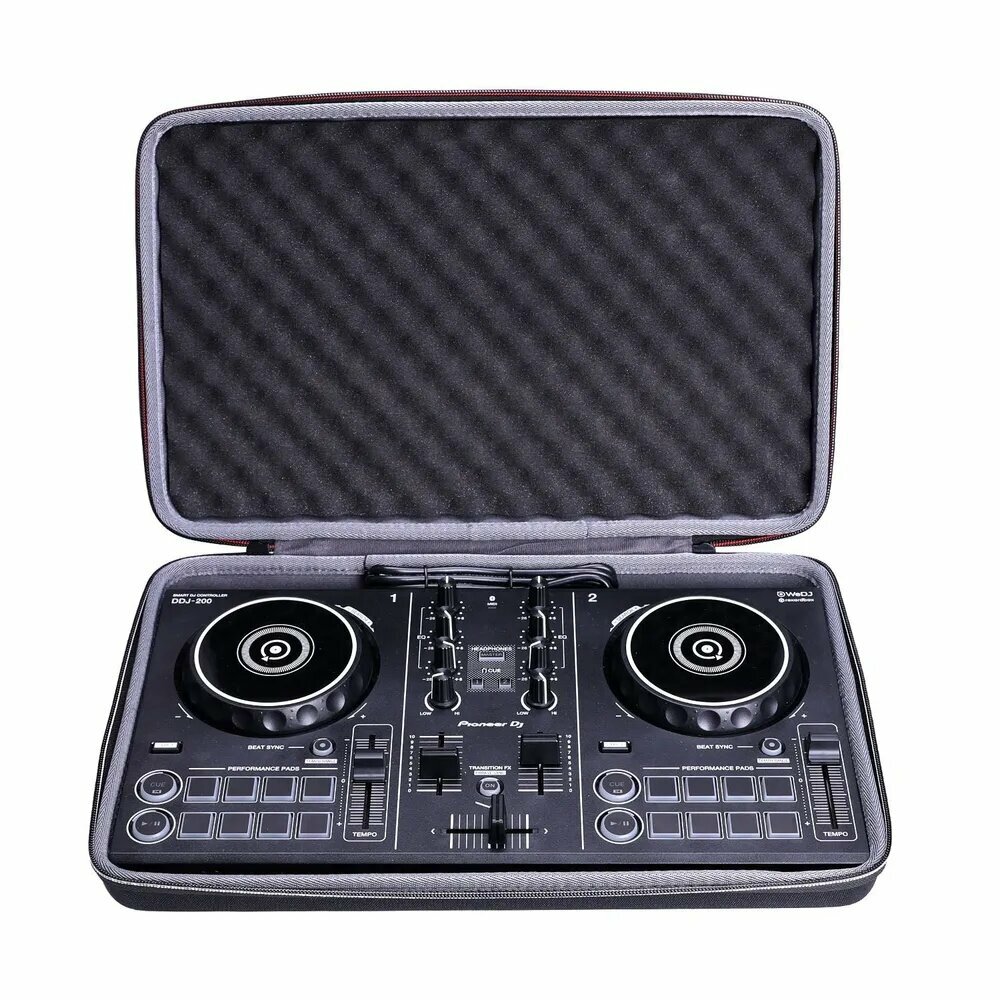 Жесткий кейс LTGEM EVA для Pioneer DJ DDJ-200 противоударный чехол с индивидуальным ложементом (только кейс!)