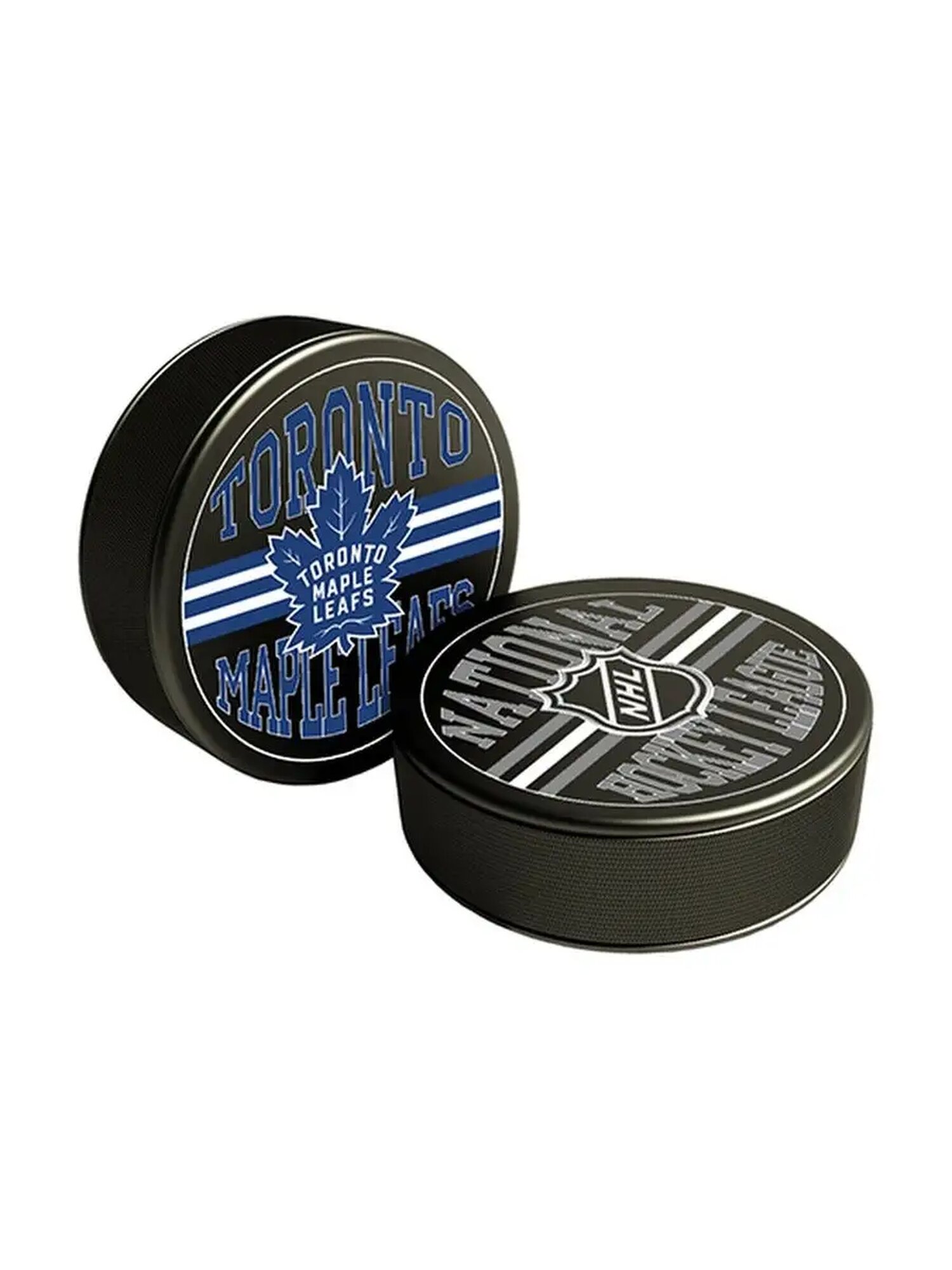 Шайба Sportfanat NHL Toronto Maple Leafs, резина, диаметр 76 мм