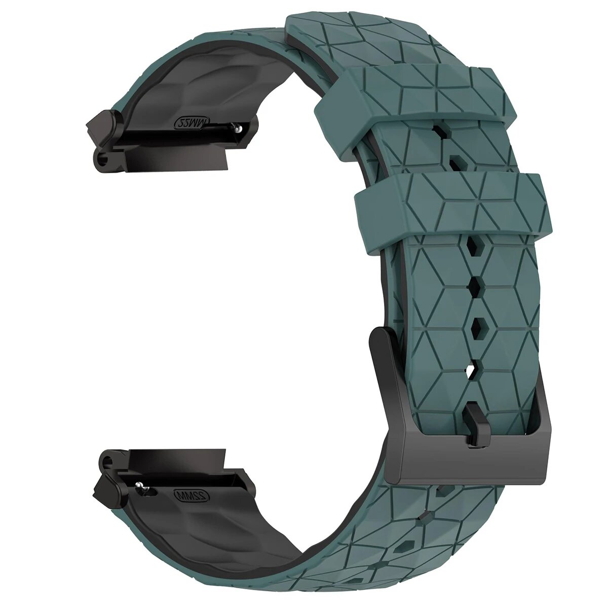 Силиконовый ремешок Amazfit T-Rex 2, темно-зеленый