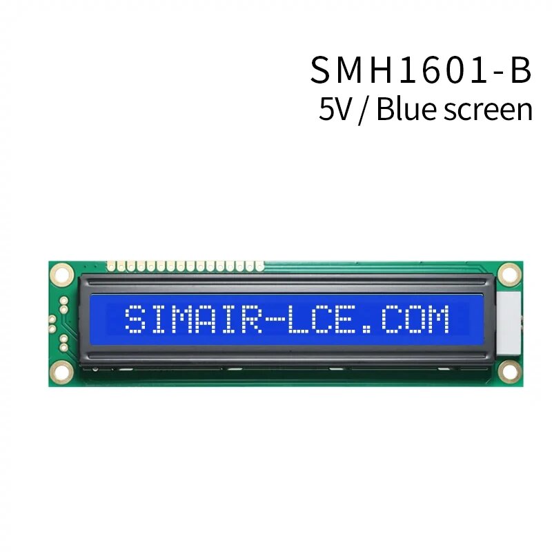 Simair ЖК-дисплей 16x1 синий желтый Blue 5V