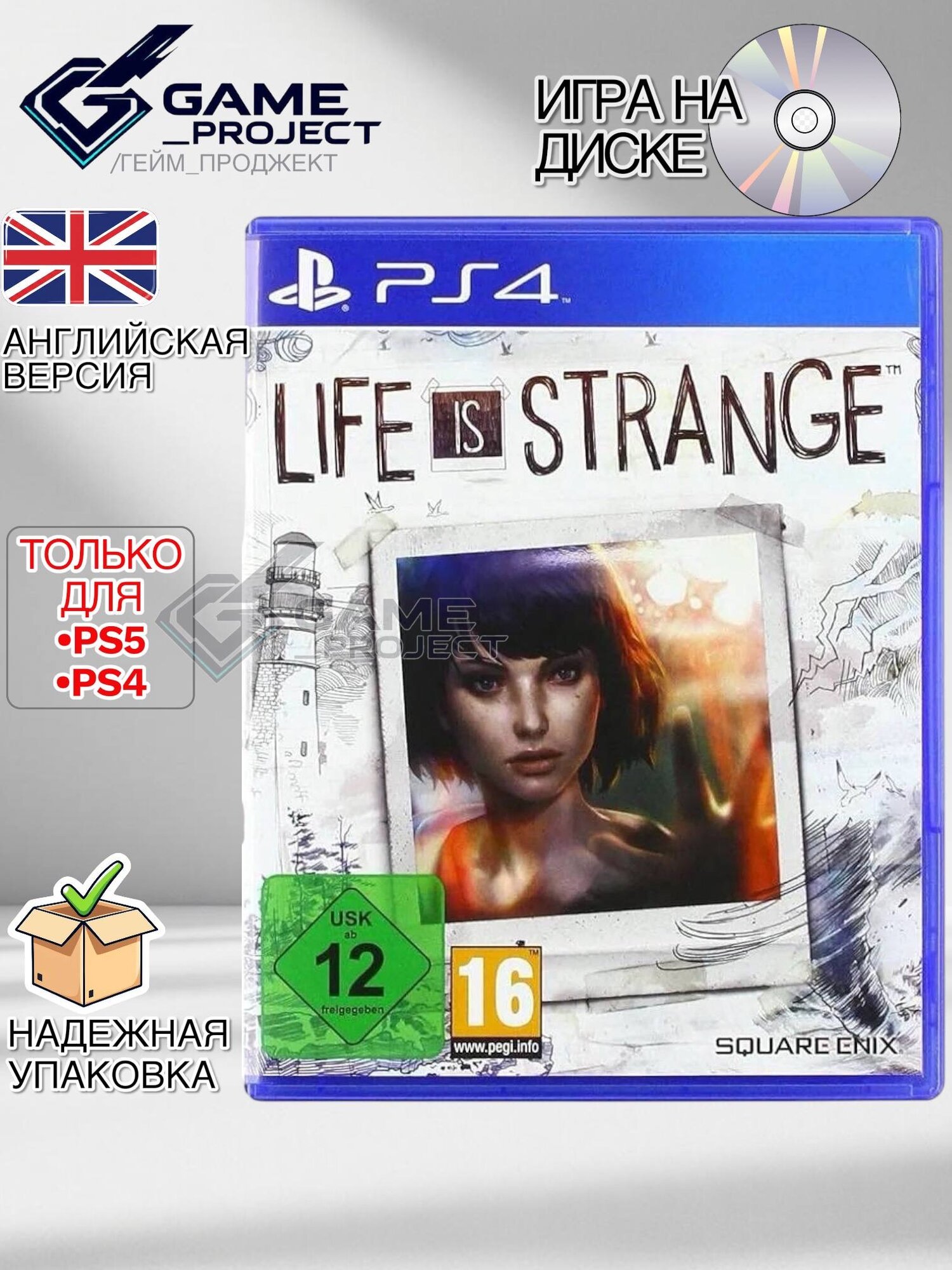 Life is Strange , для PlayStation 4 , Blu-ray , Английская версия