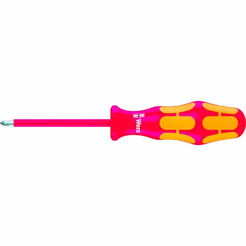 Отвёртка диэлектрическая Wera, VDE, PH 1х80 мм, WE-006152