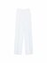 Брюки MITILIANE COUTURE High-waisted pleated trousers, размер 48, бежевый/белый