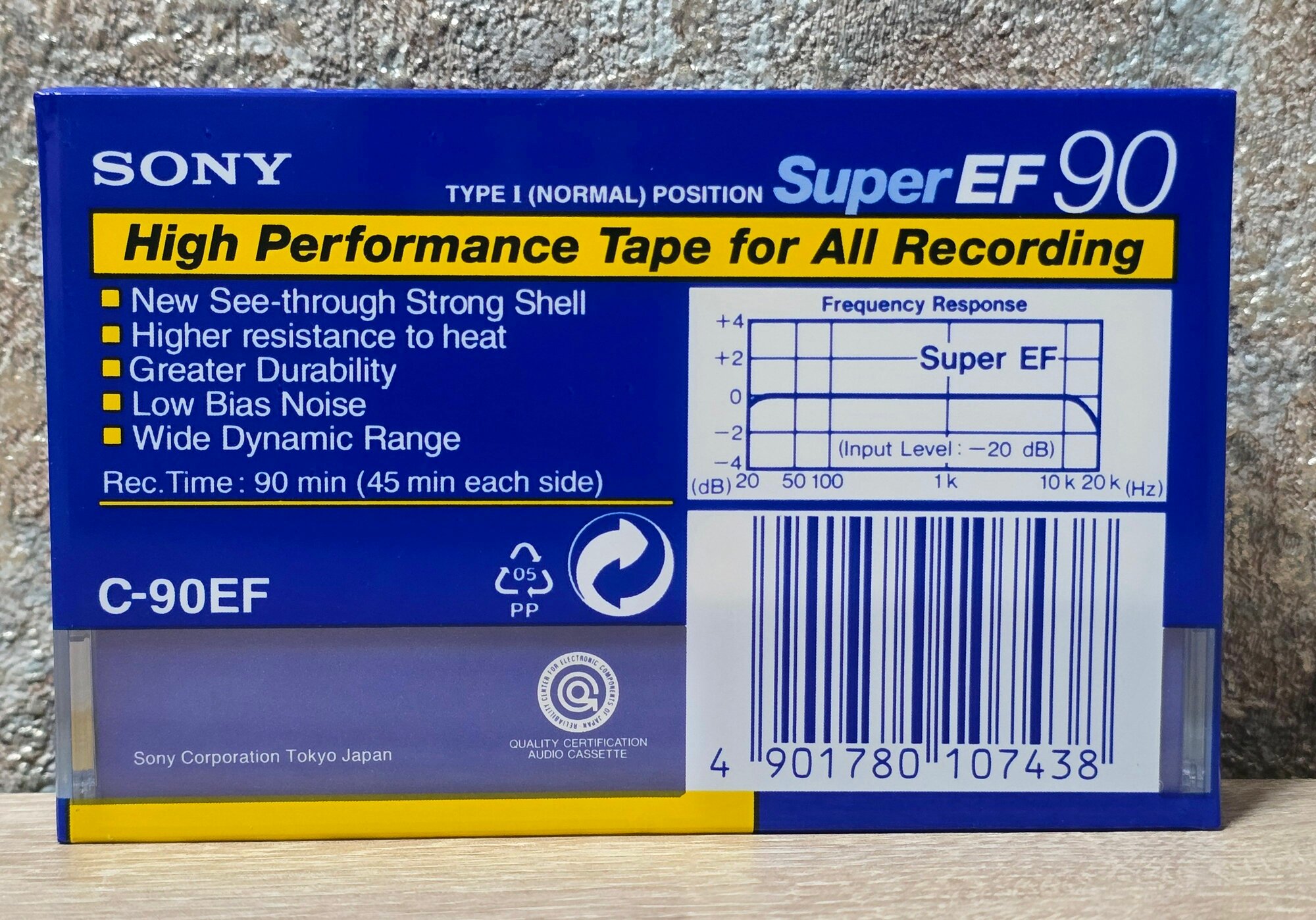 Аудиокассета SONY super EF 90 — фото 1