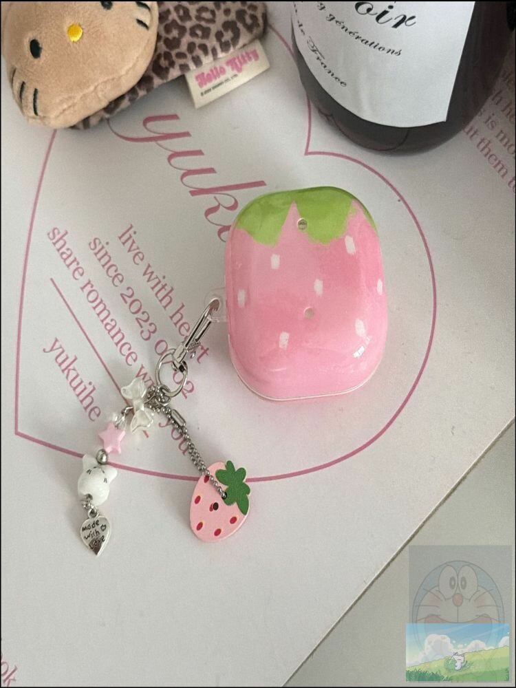Чехол-подвеска Strawberry для наушников Samsung Buds Core 2025